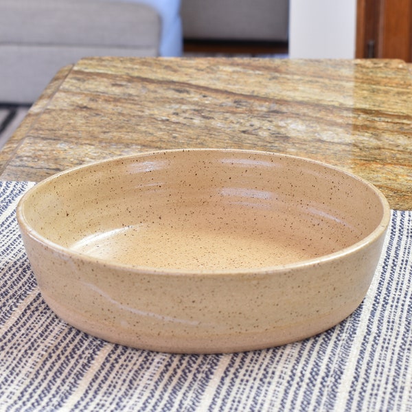 Ceramic Low Bowl - Etsy