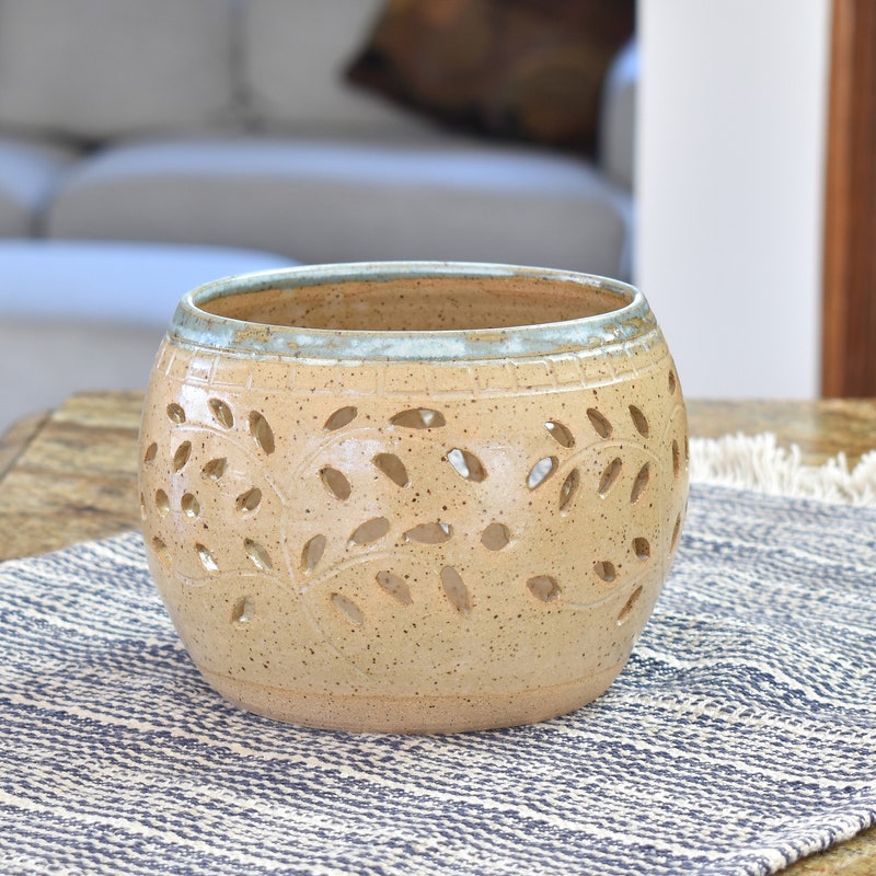 Ceramic Luminary - Etsy