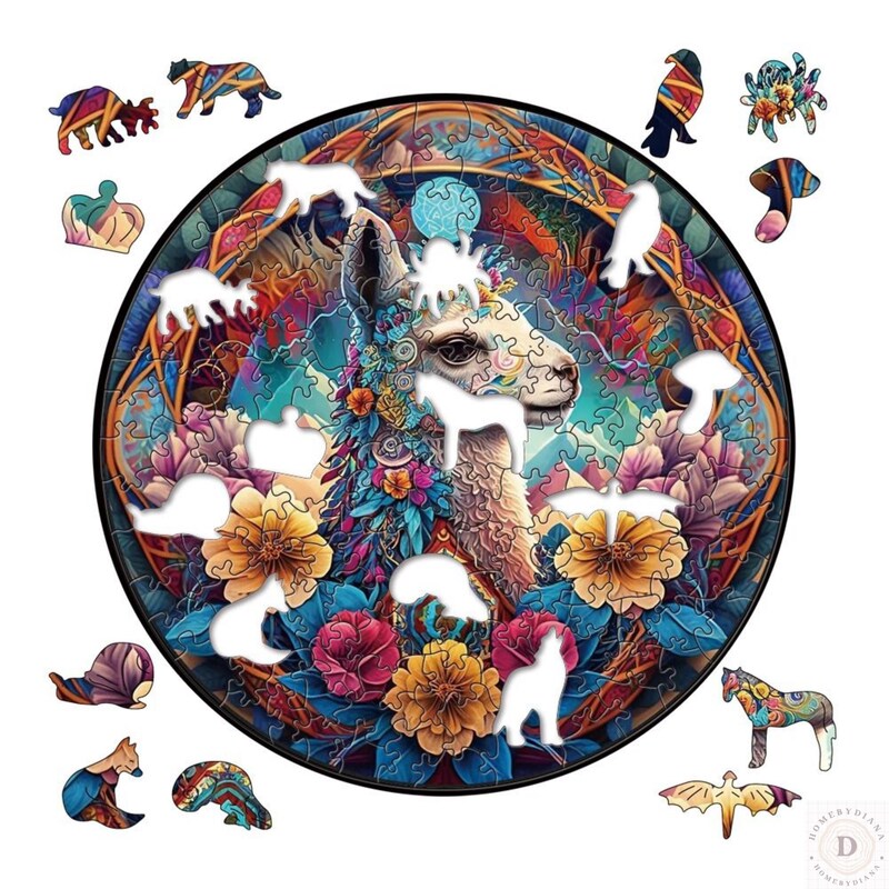 Wooden Animal Puzzle - Etsy