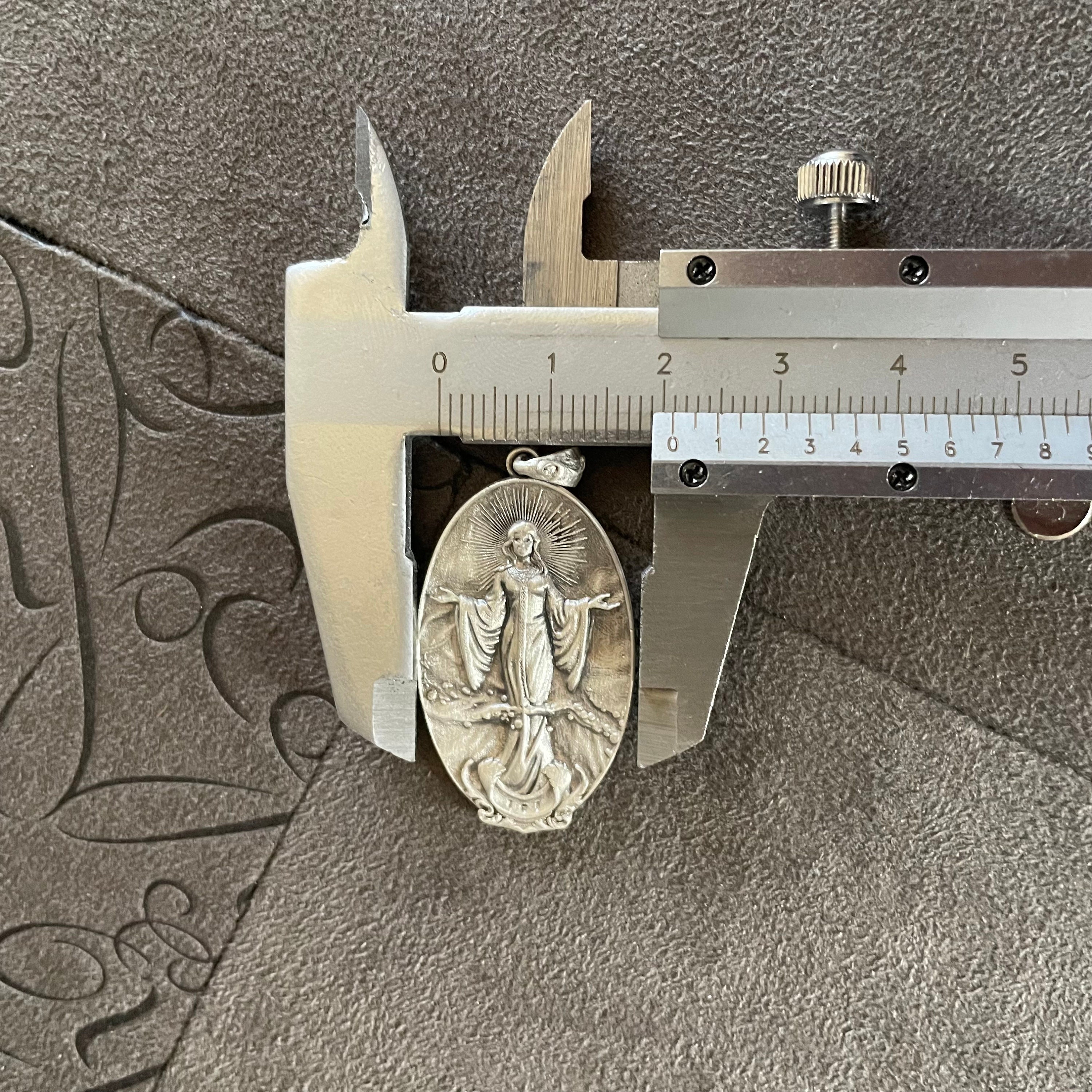 Life and Death Pendant, Sterling Silver Double Sided Necklace, Grim ...