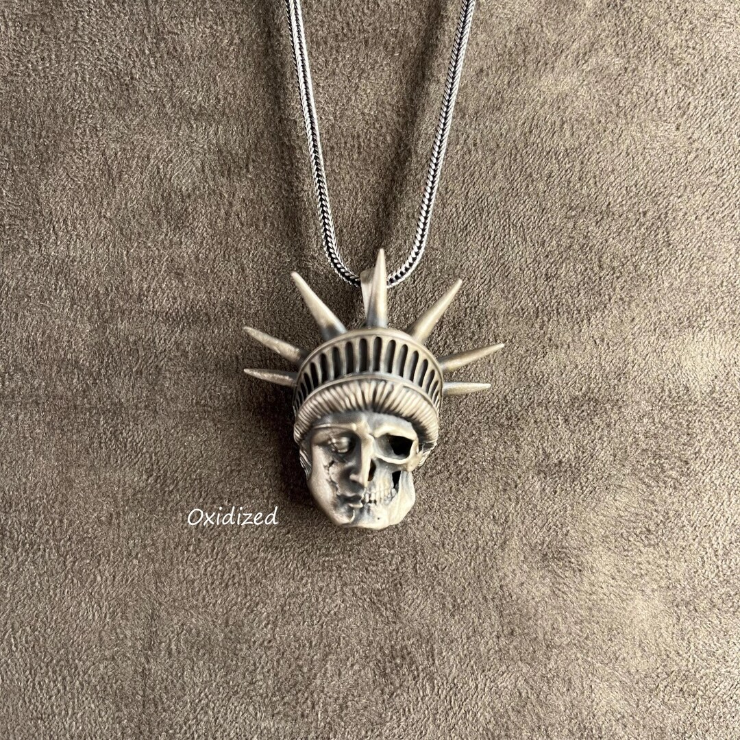 Statue of Liberty of the United States Pendant, Libery Statue Skull ...