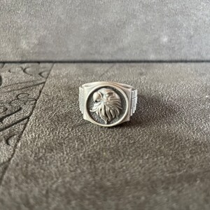 Winged Eagle Ring, Sterling Silver Eagle Ring for Men, Eagle Head Ring, Statement Ring, Engraved ...