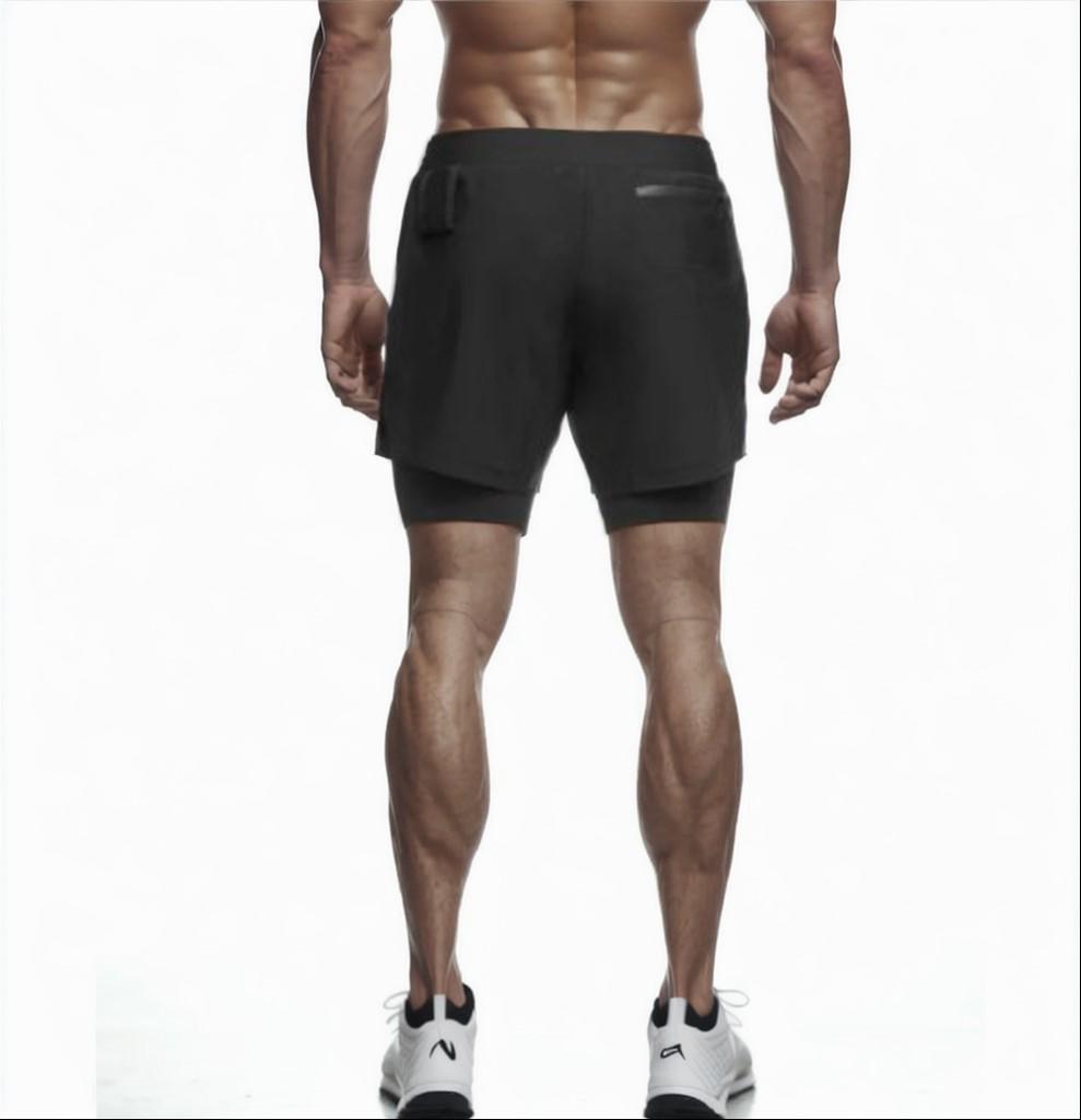 Berserk Guts Men's Double Layered Sports Shorts, Quick Drying 2-in-1 ...