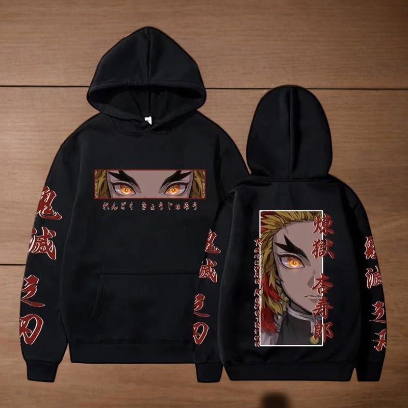 Demon Slayer Hoodie - Etsy