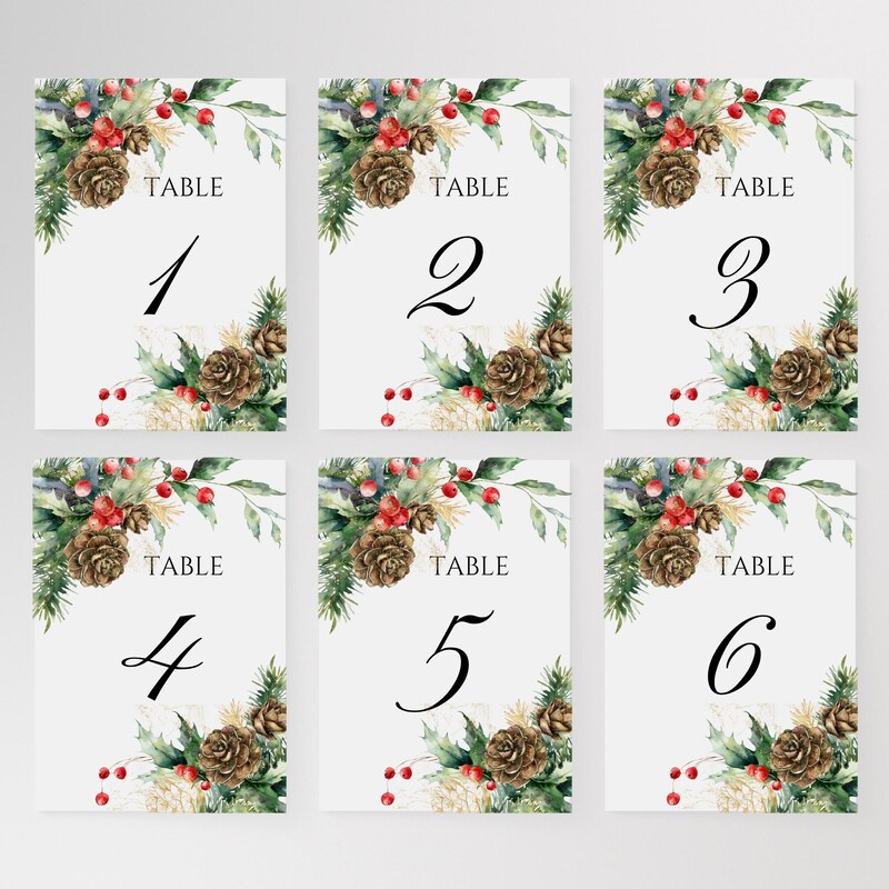 Table Numbers - Etsy