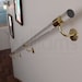 Lucite Handrail Kit With Loop Bracket - Etsy
