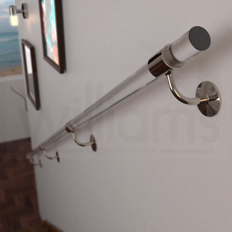 Lucite Handrail Kit With Loop Bracket - Etsy