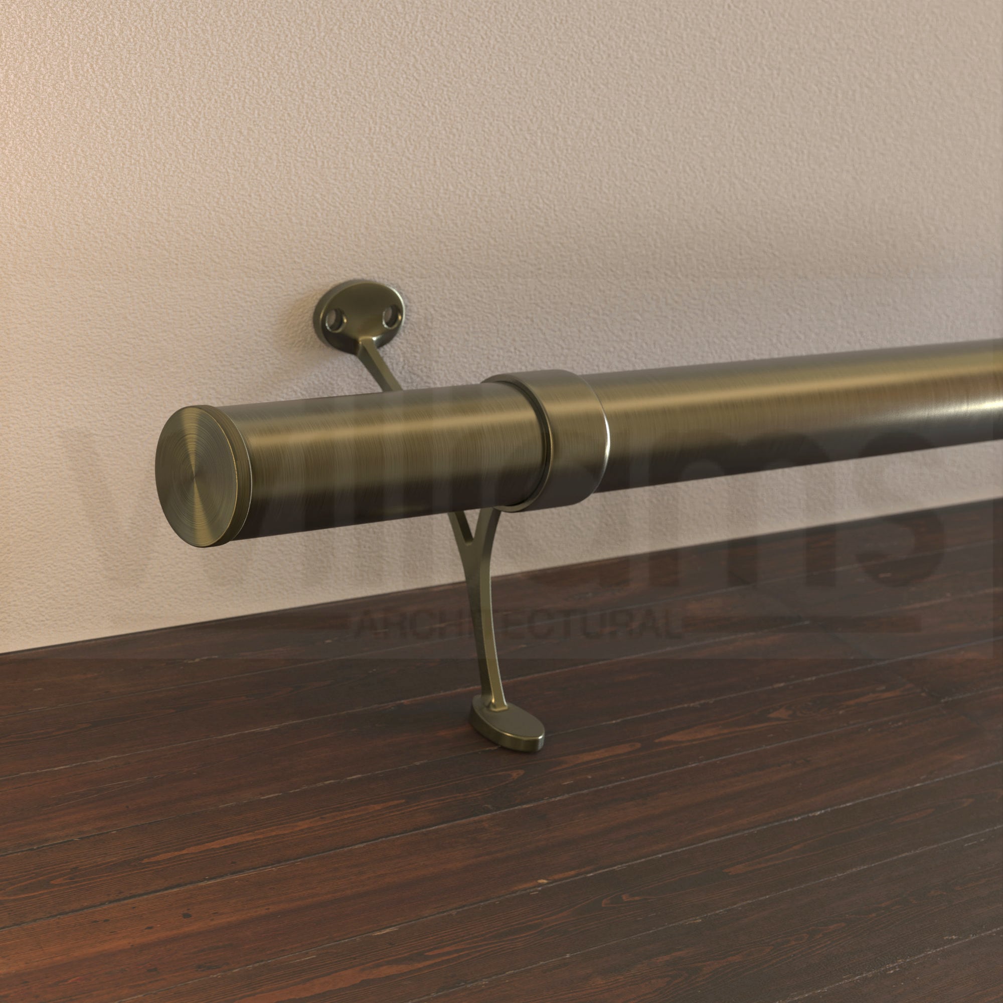 Antique Brass Bar Foot Rail Kit | Home Bar Décor - Etsy