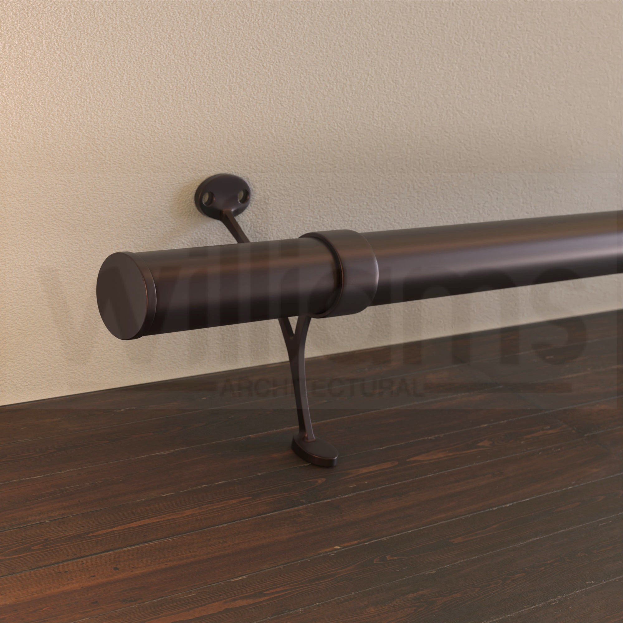 Oil Rubbed Bronze Bar Foot Rail Kit | Home Bar Décor - Etsy