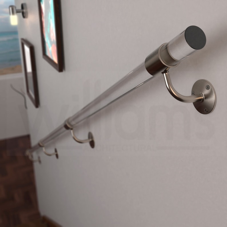 Lucite Handrail Kit With Loop Bracket - Etsy