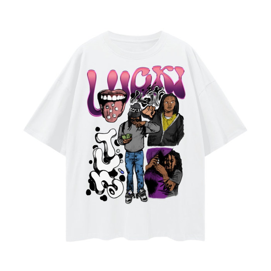 Vintage Lucki Graphic T-shirt Rapper Artist Shirt Lucki Fan Outfit ...