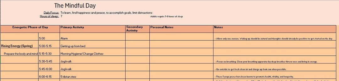 Day Schedule for Optimizing - Work From Home Schedule - Digital Planner ...