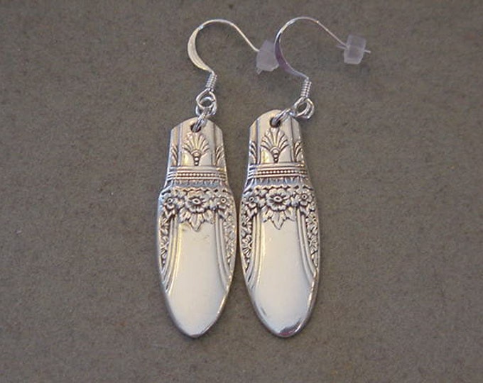 Spoon Jewelry Earrings 1937 FIRST LOVE Vintage Silver Spoon Earrings ...