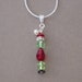 Crystal GRINCH NECKLACE Christmas Jewelry Grinch Pendant Necklace Made ...