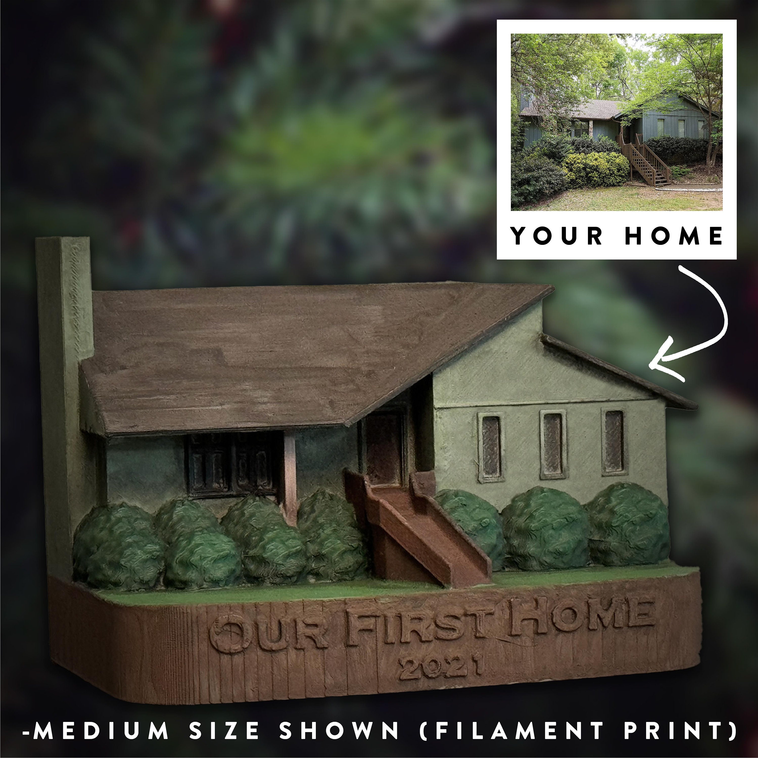 Custom 3D Model of Your House Home - Etsy