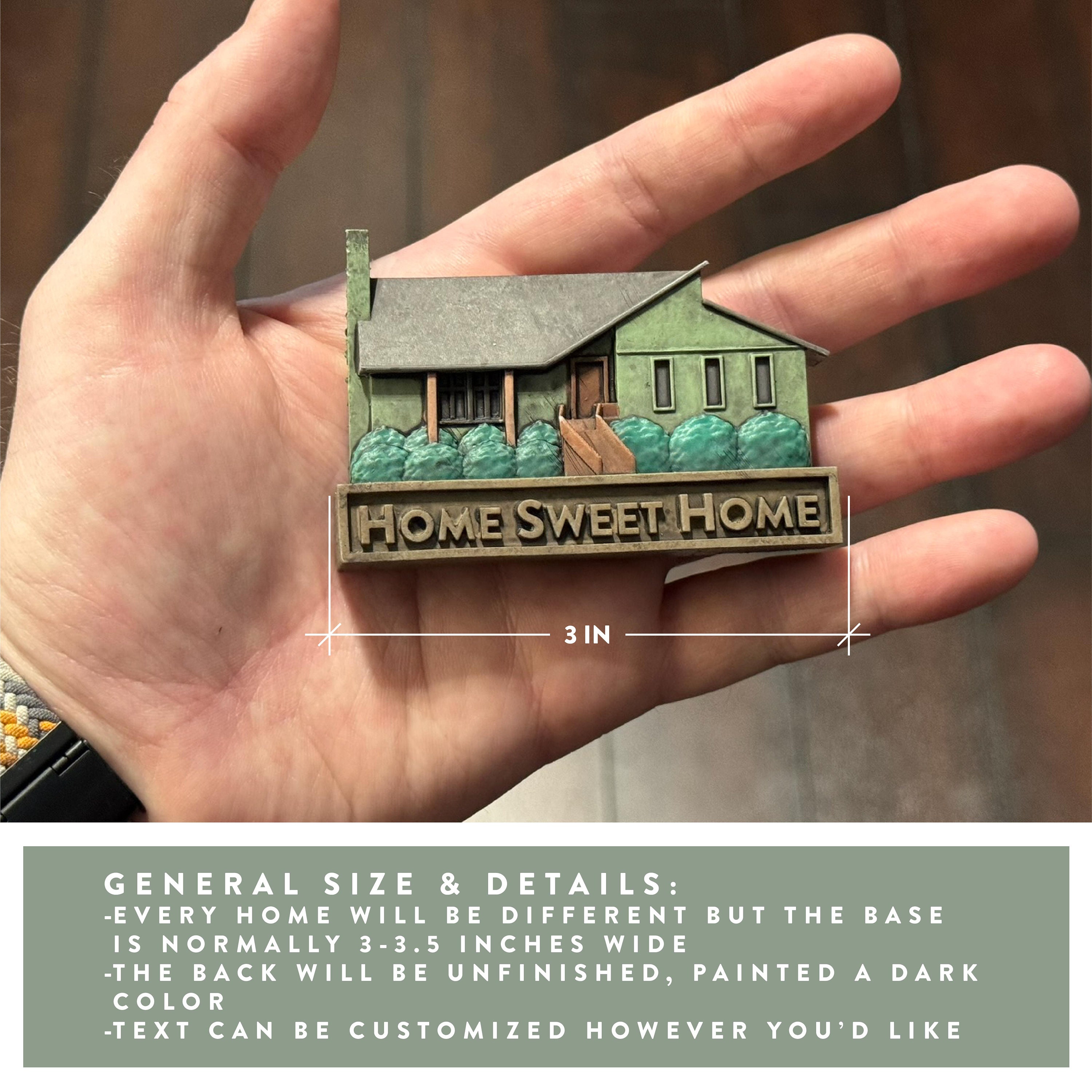 Custom 3D Model Magnet of Your House Home - Etsy