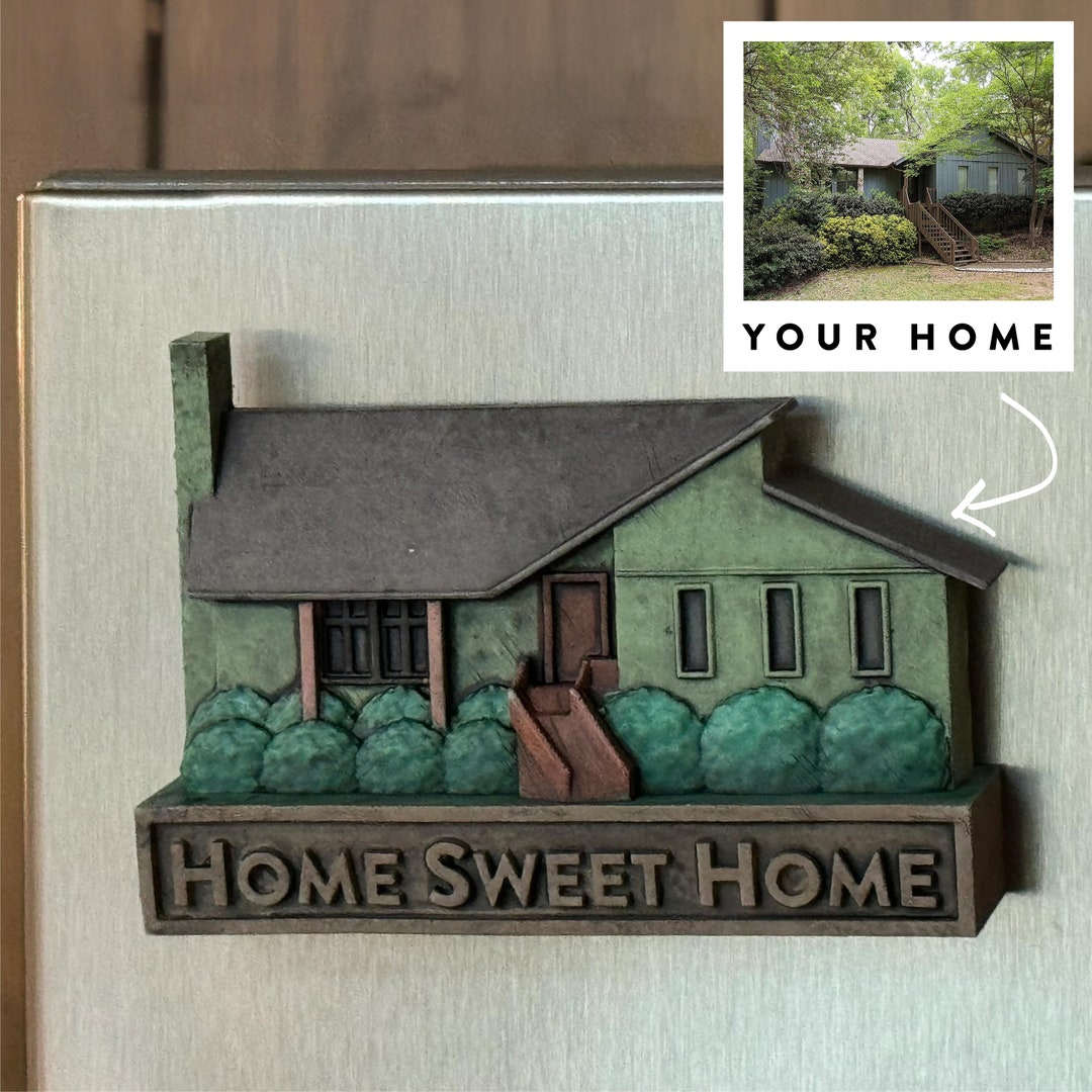 Custom 3D Model Magnet of Your House Home - Etsy