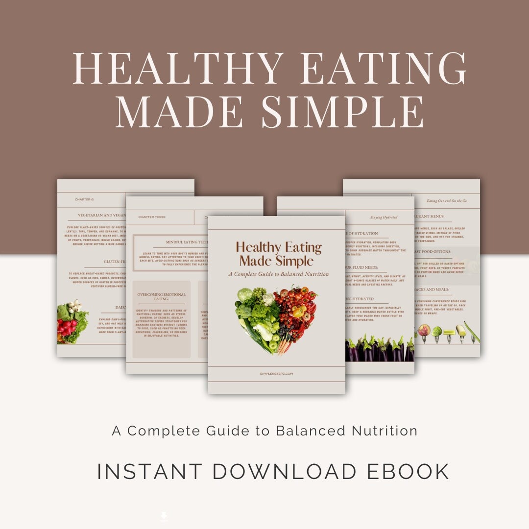 Healthy Eating Made Simple Ebook - Etsy