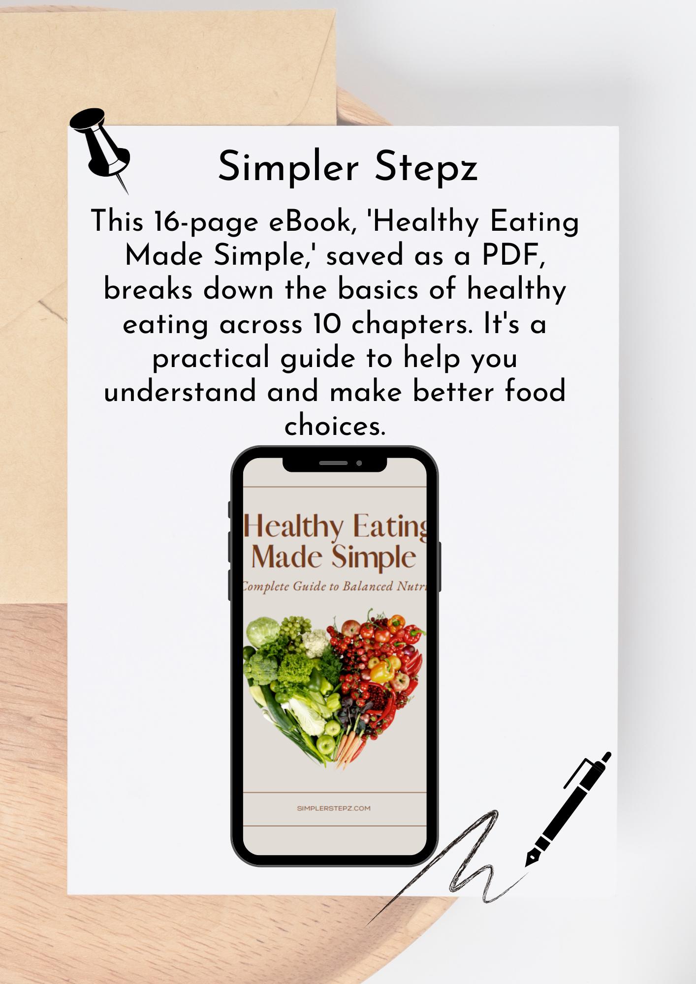Healthy Eating Made Simple Ebook - Etsy