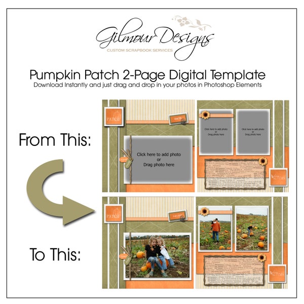Pumpkin Patch Layout - Etsy