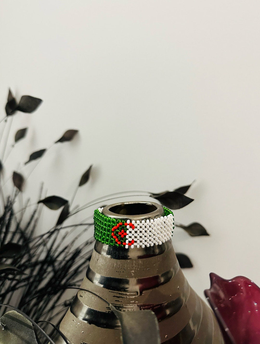 Algeria Flag Bracelet • Custom Beaded Bracelets • Personalized Birthday ...