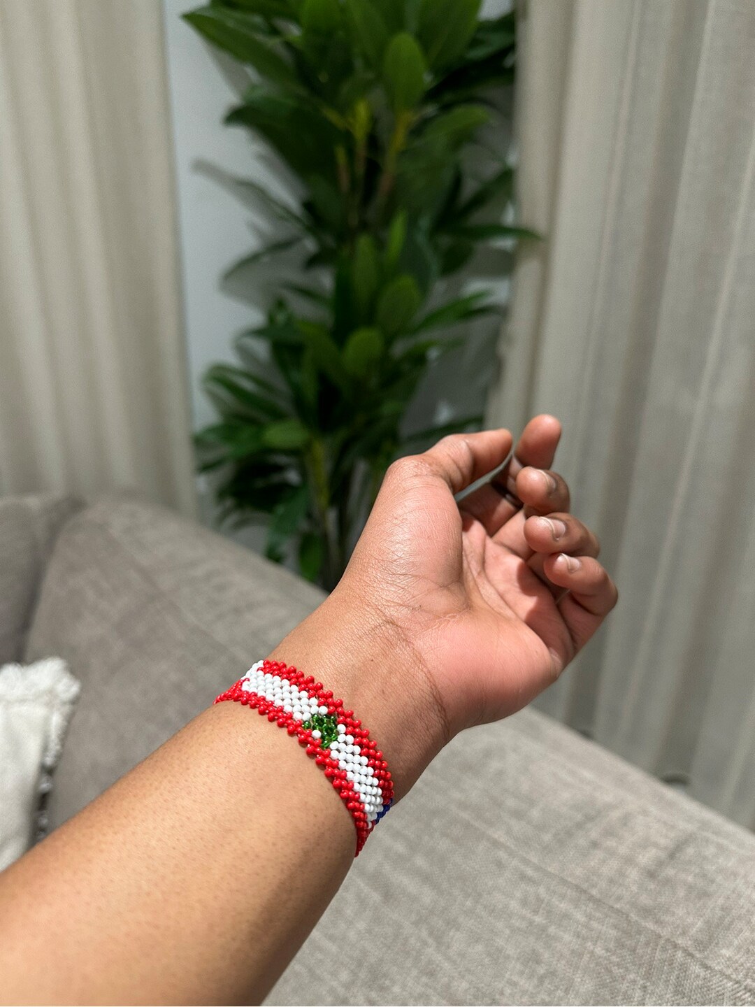 Lebanon Flag Bracelet • Custom Bracelets • Personalized Birthday Gift ...