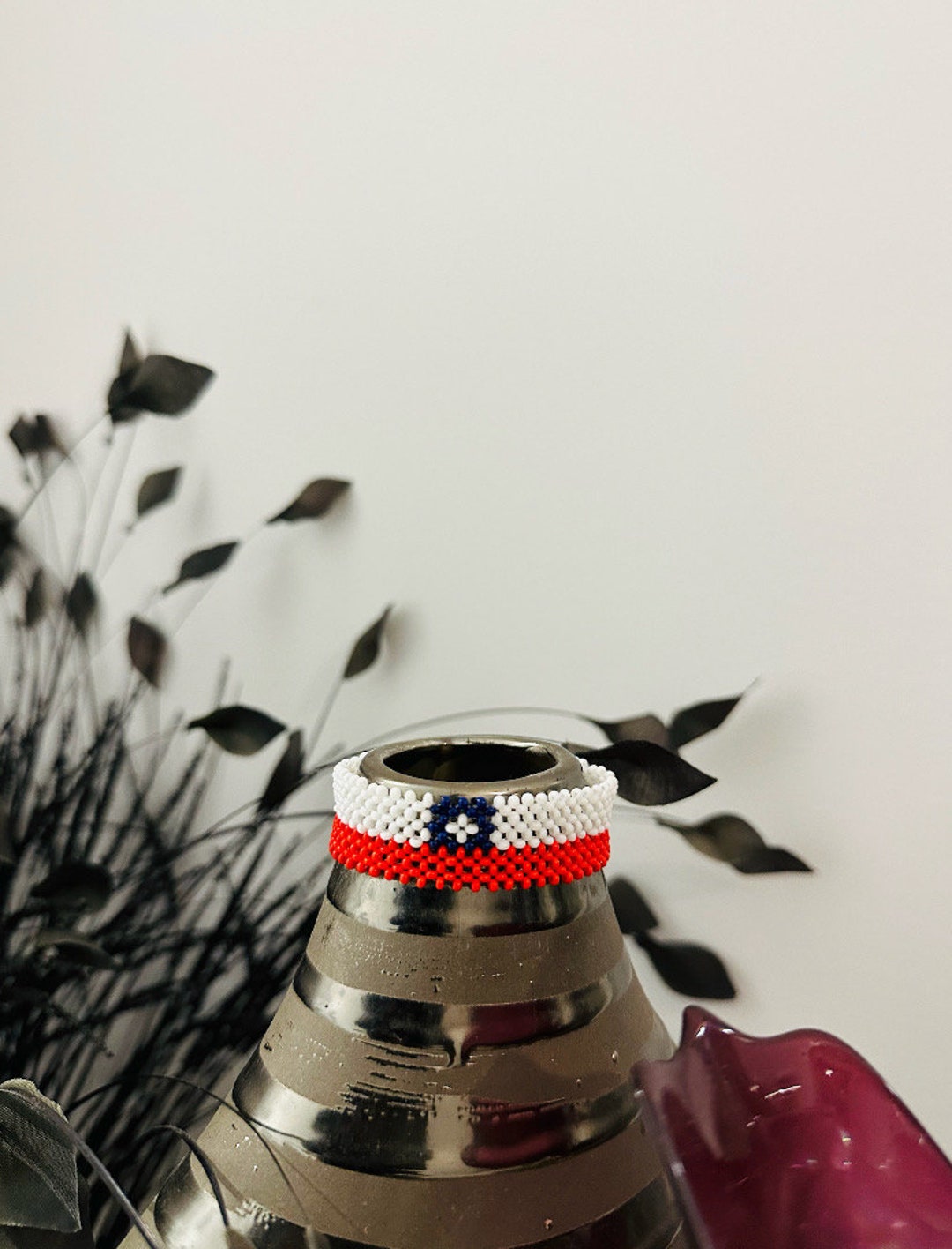Chile Flag Bracelet • Custom Bracelets • Personalized Birthday Gift ...