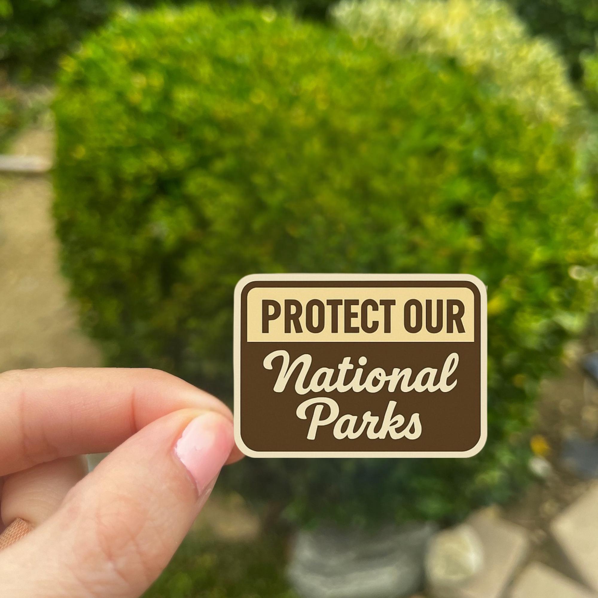 Protect Our Parks Sticker Bundle - National Park Waterproof Vinyl ...