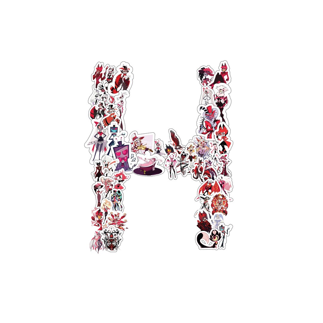 100 Pcs Hazbin Hotel Sticker Pack for Laptop/water Bottle/skate Board ...