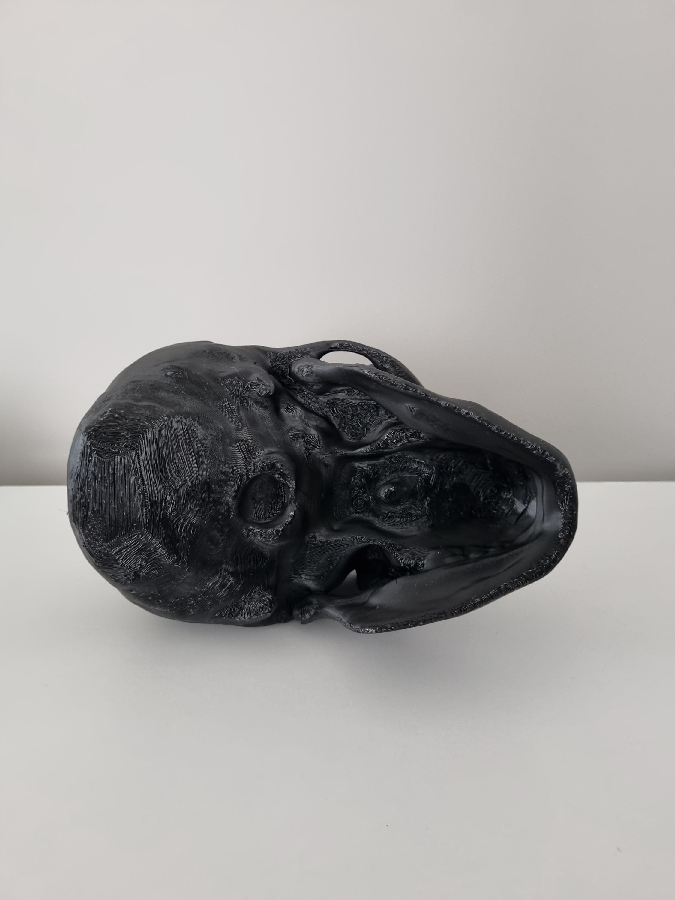 3D Printed Neanderthal Skull Replica - Realistic Fossil, Educational ...