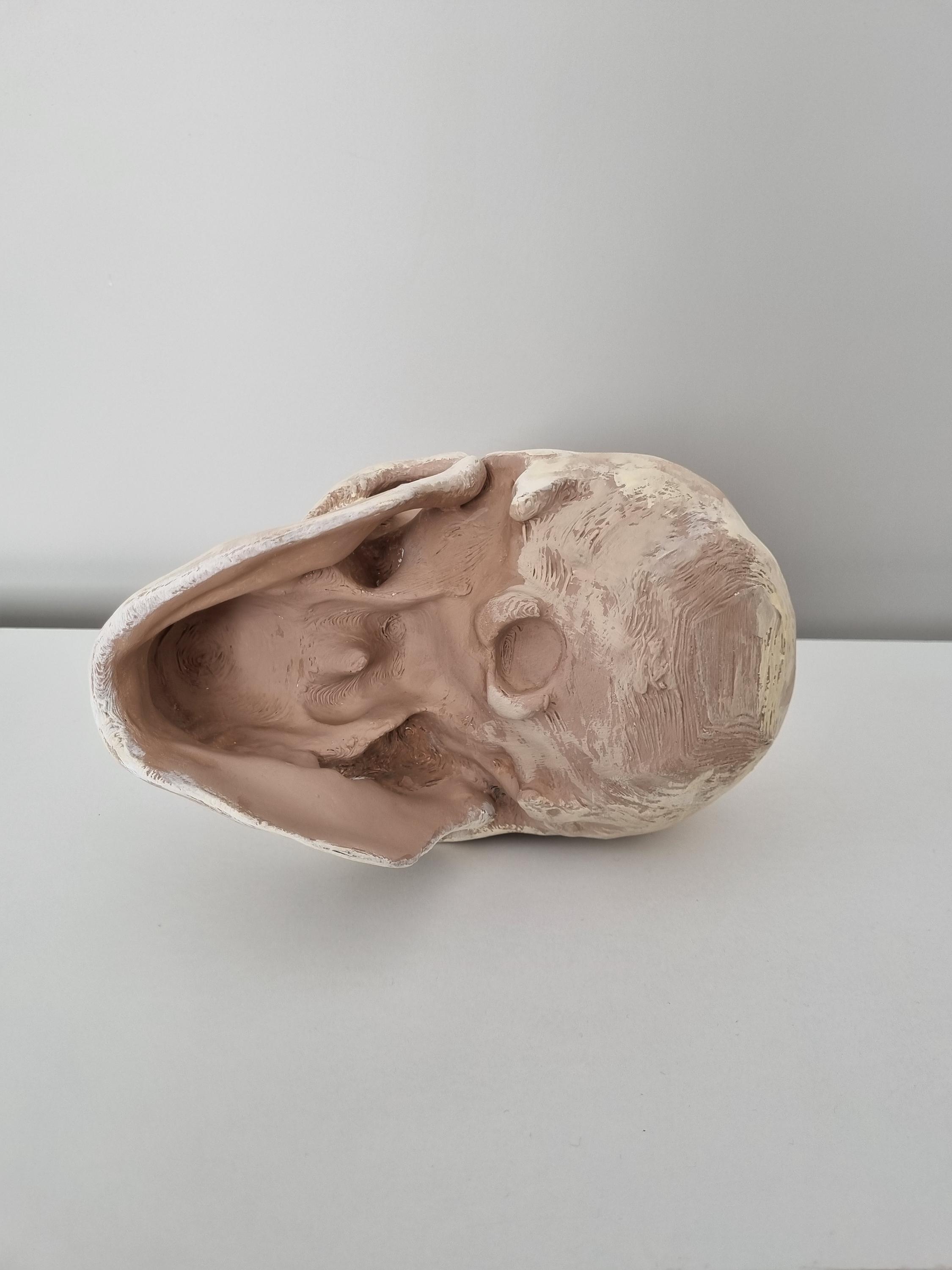 3D Printed Neanderthal Skull Replica - Realistic Fossil, Educational ...