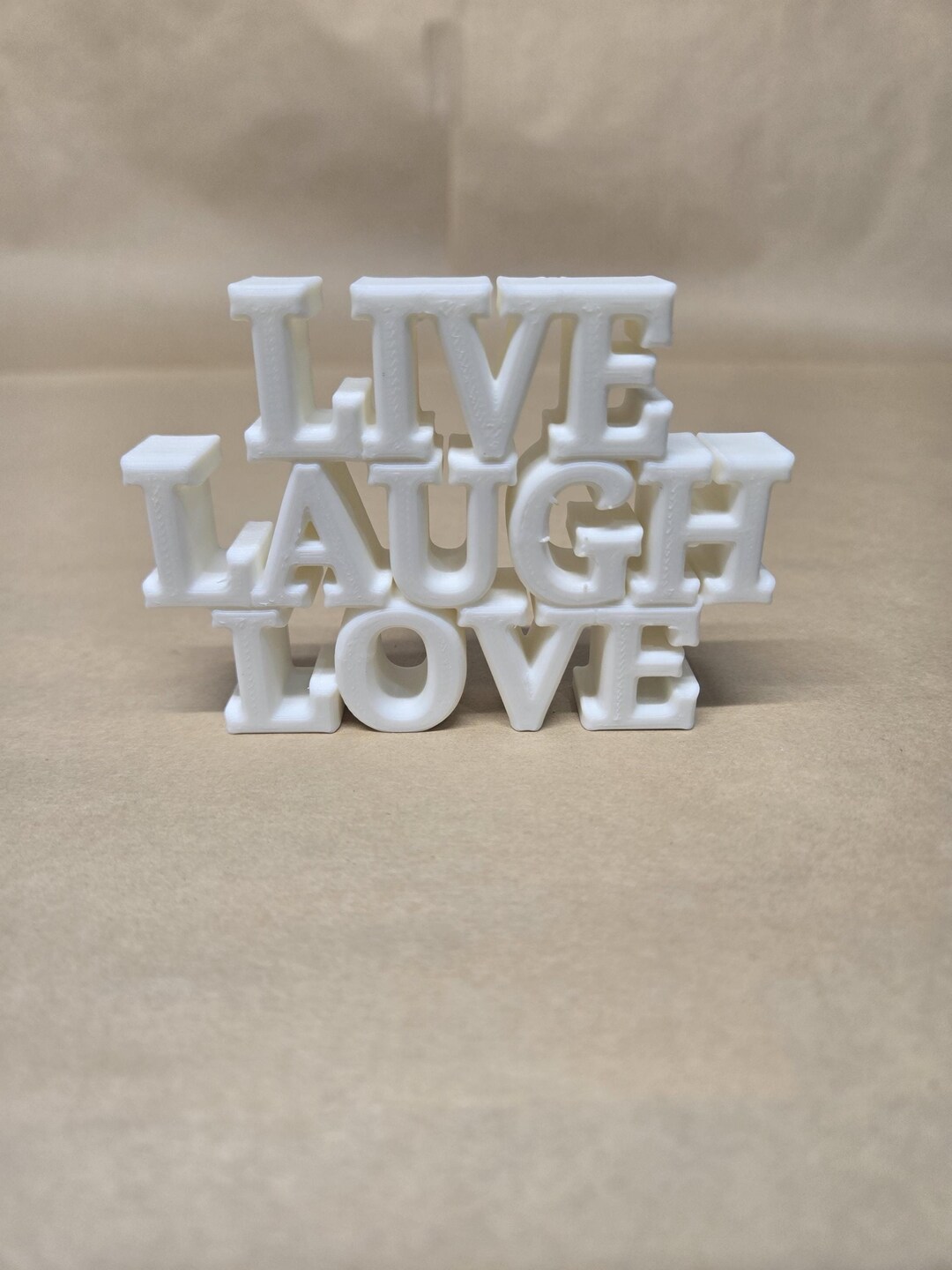 Live Laugh Love Bubble Letter Sign - 3D Printable STL File - Etsy