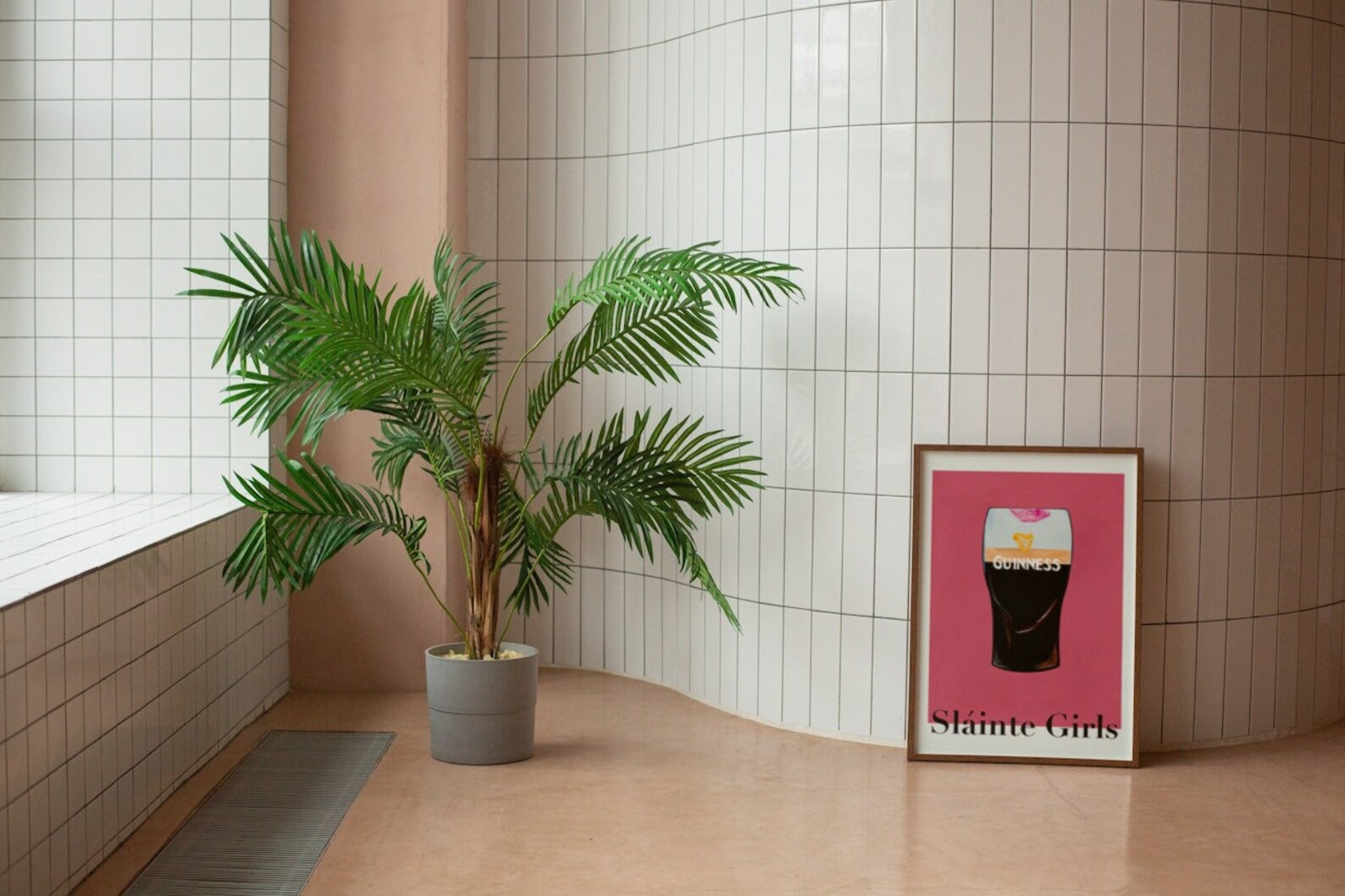 Guinness - Sláinte Girls - Split the G - Pink Guinness Wall Art for ...