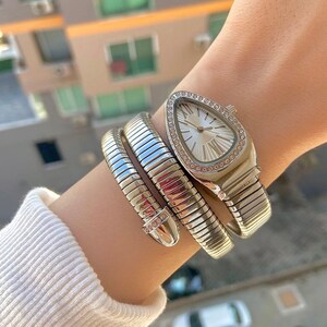 Luxury Snake Wristwatch, Snake Watch, Women Watches, Snake Watch, Gifts ...