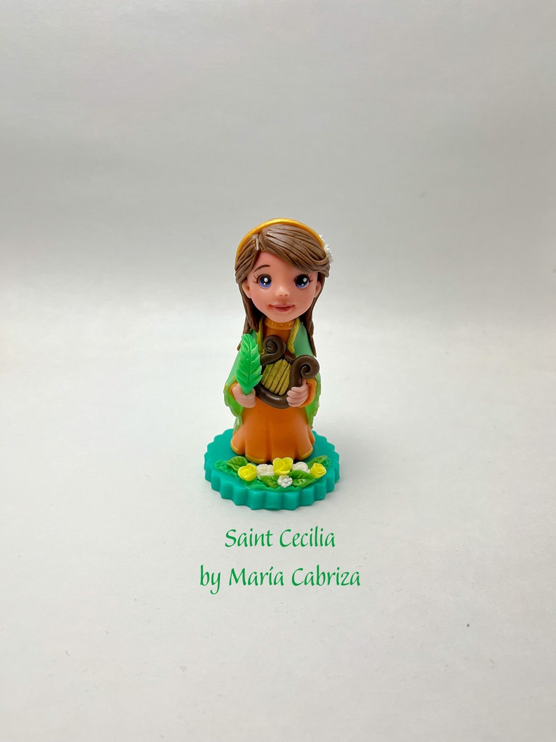 Saint Cecilia Statue Catholic Gift Catholic Confirmation First ...