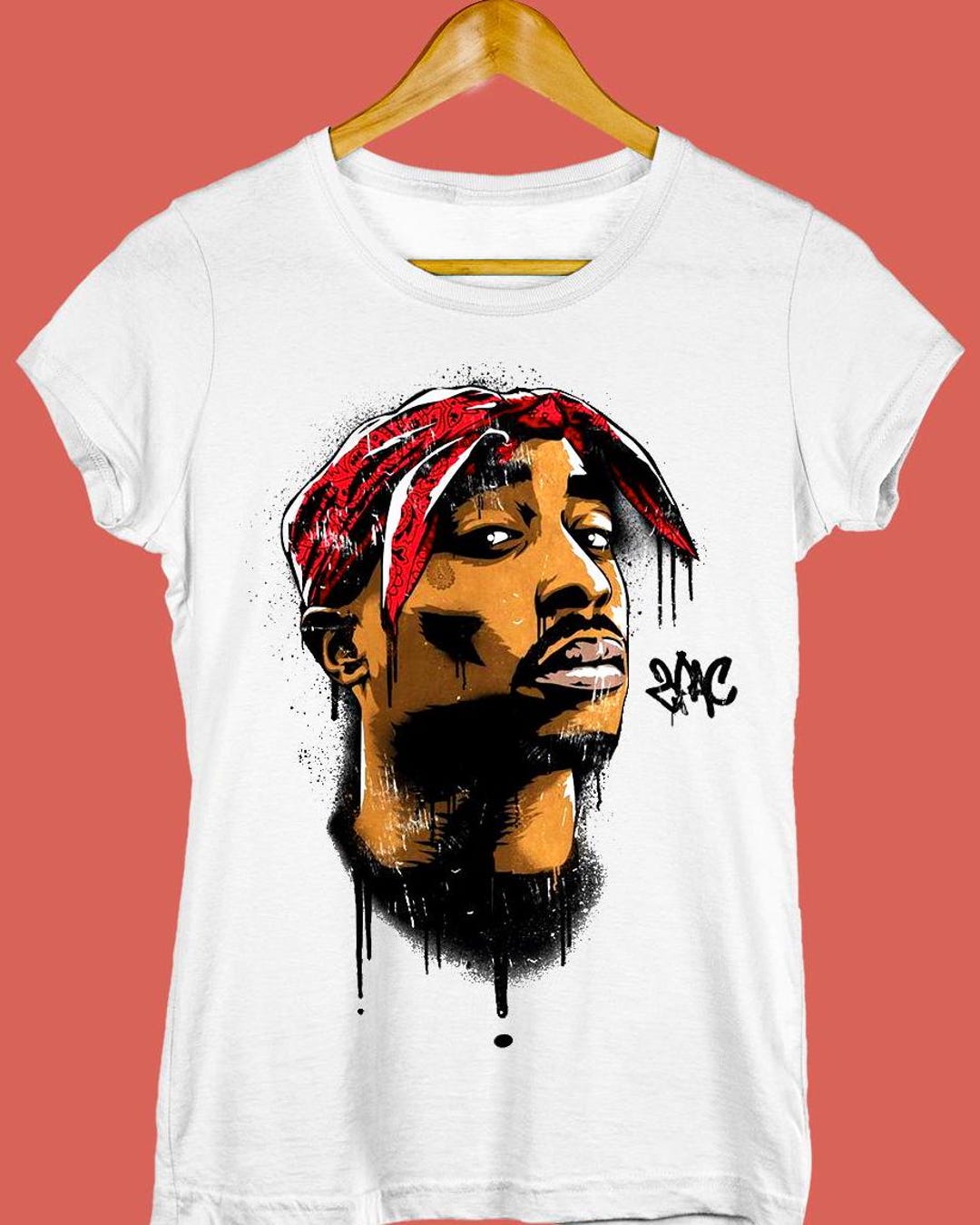Tupac Shakur, 2pac Woman Tshirt / Men Tshirt / Woman Racerback ...