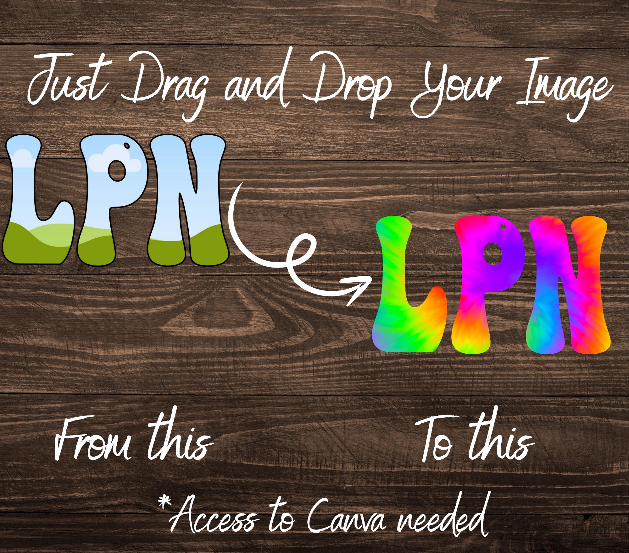 LPN Editable Canva Frame Template: Digital Art (instant Download) - Etsy
