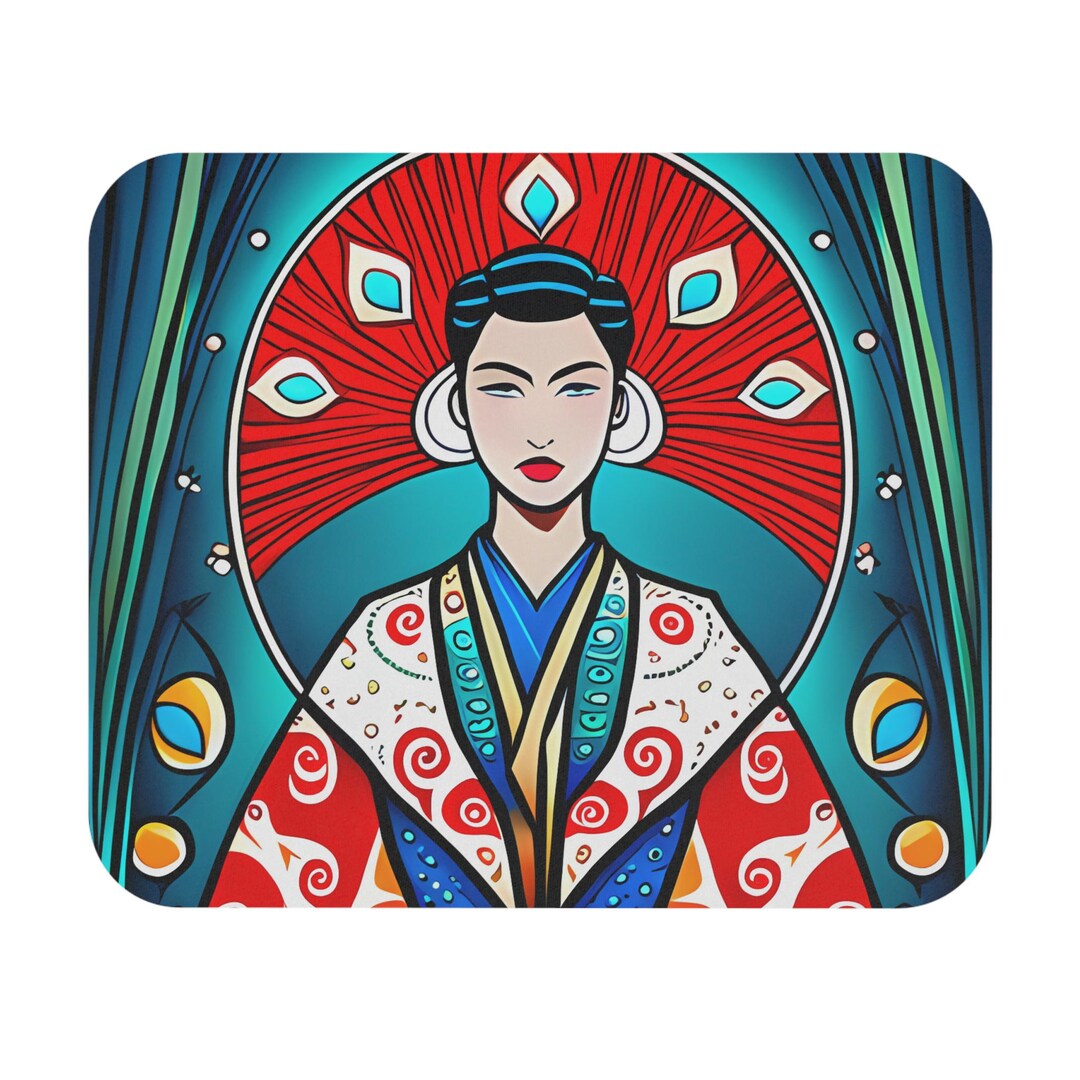 Legend of Libuse Mouse Pad rectangle Prague Praha Czech Inspired Boho ...
