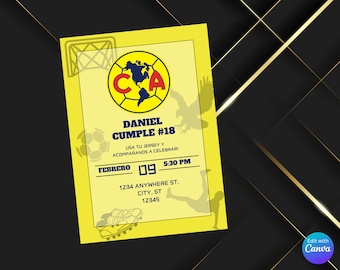 Invitacion Digital De Chivas Para Cumpleaños Editable Instant Download ...