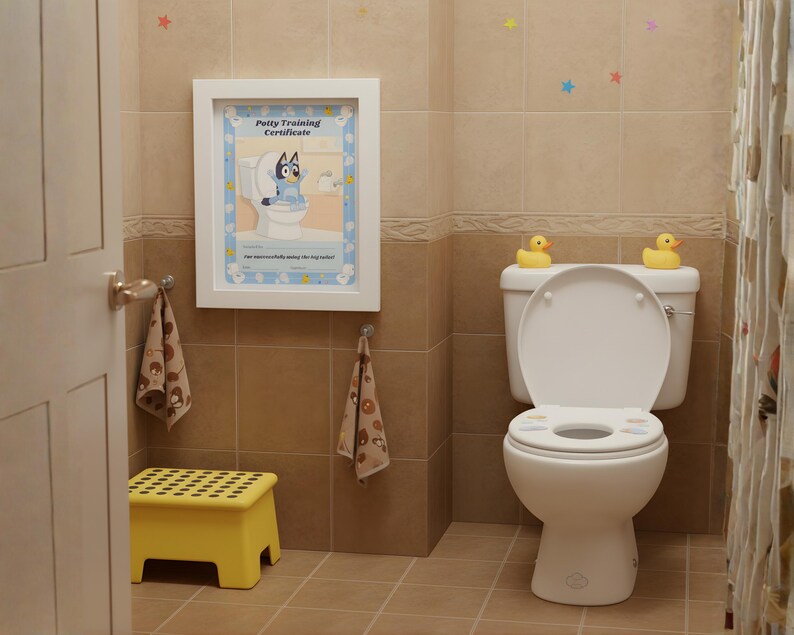 Potty Training Certificate, Pdf, Editable, Instant Download, Template ...