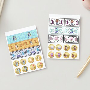 Bluey Character Tokens for Allowance, Pretend Play - Etsy