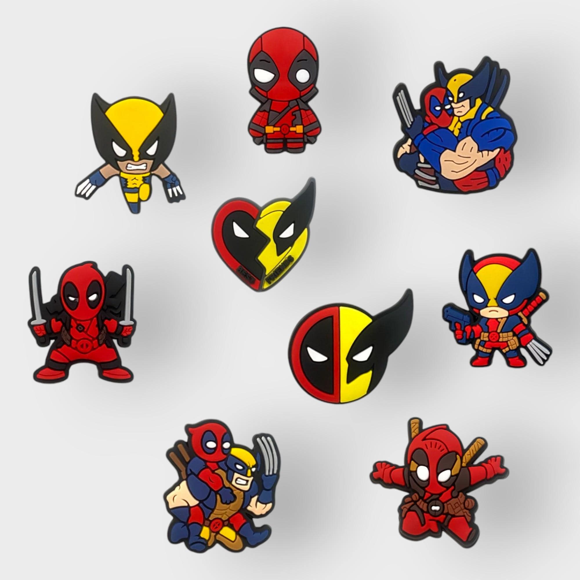 Deadpool & Wolverine Croc Charms,cartoon Croc Charms,cute Croc Charms ...