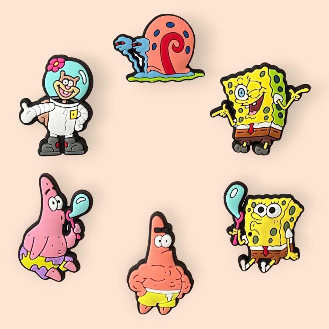 Spongebob Squarepants Croc Charms,patrick Star Croc Charms,cute Croc ...