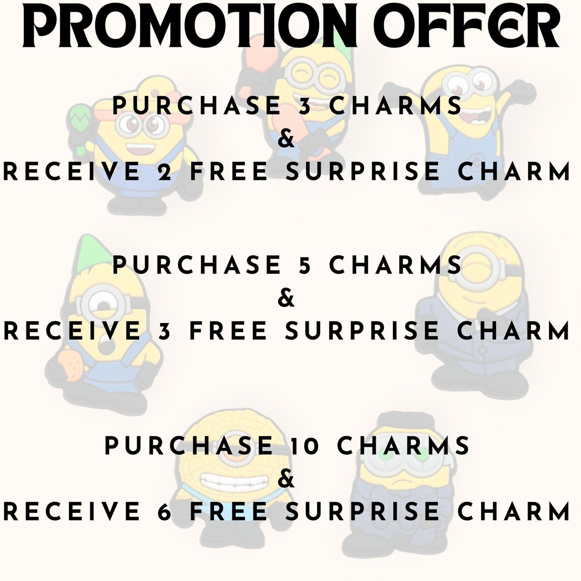 Minions Croc Charms,despicable Me Croc Charms,cartoon Croc Charms,croc ...