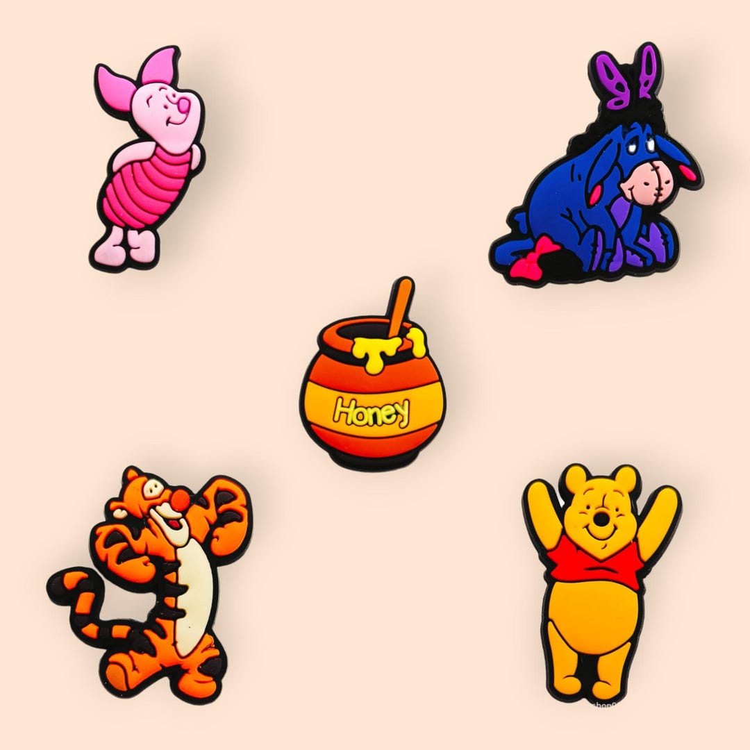 Winnie the Pooh Croc Charms,winnie Croc Charms,tigger Croc Charms ...