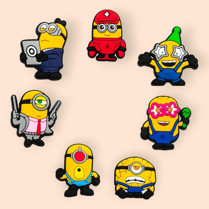 Minions Croc Charms,despicable Me Croc Charms,cartoon Croc Charms,croc ...