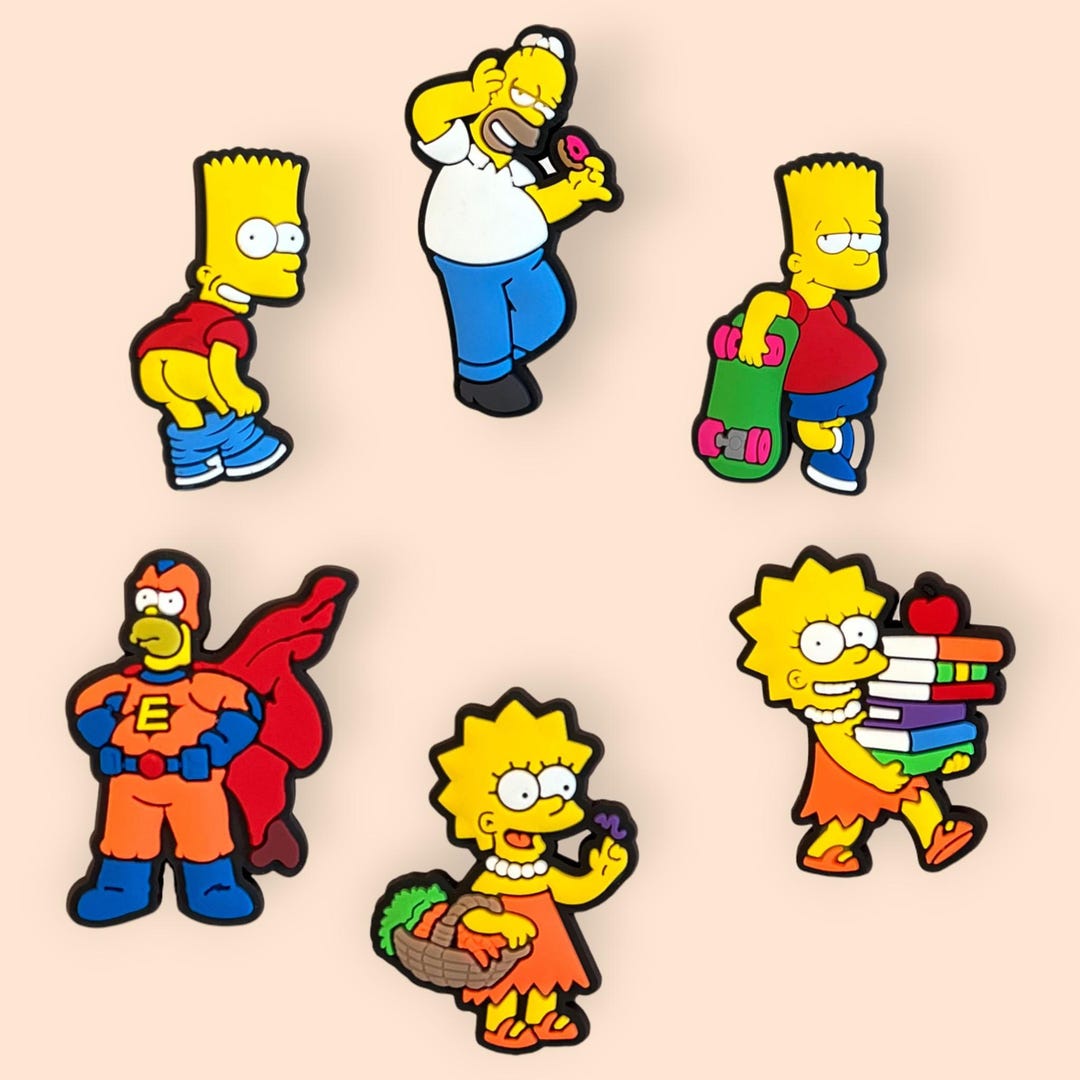 Simpsonr Croc Charms,cartoon Croc Charms,croc Charms,cute Croc Charms ...
