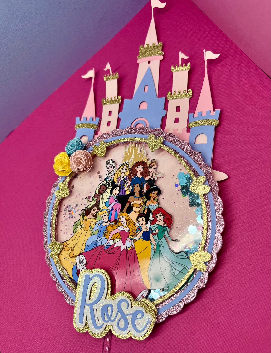 Princess Cake Topper Belle Cake Topper Sleeping Beauty Cake Topper ...