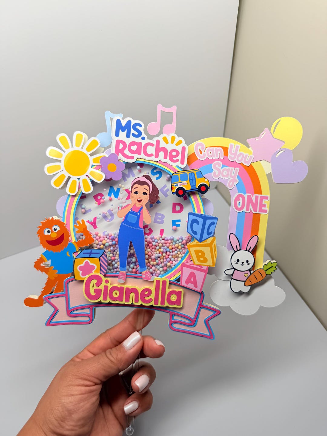 Ms Rachel Cake Topper, Ms Rachel Party Decorations Centerpiece or Cake ...