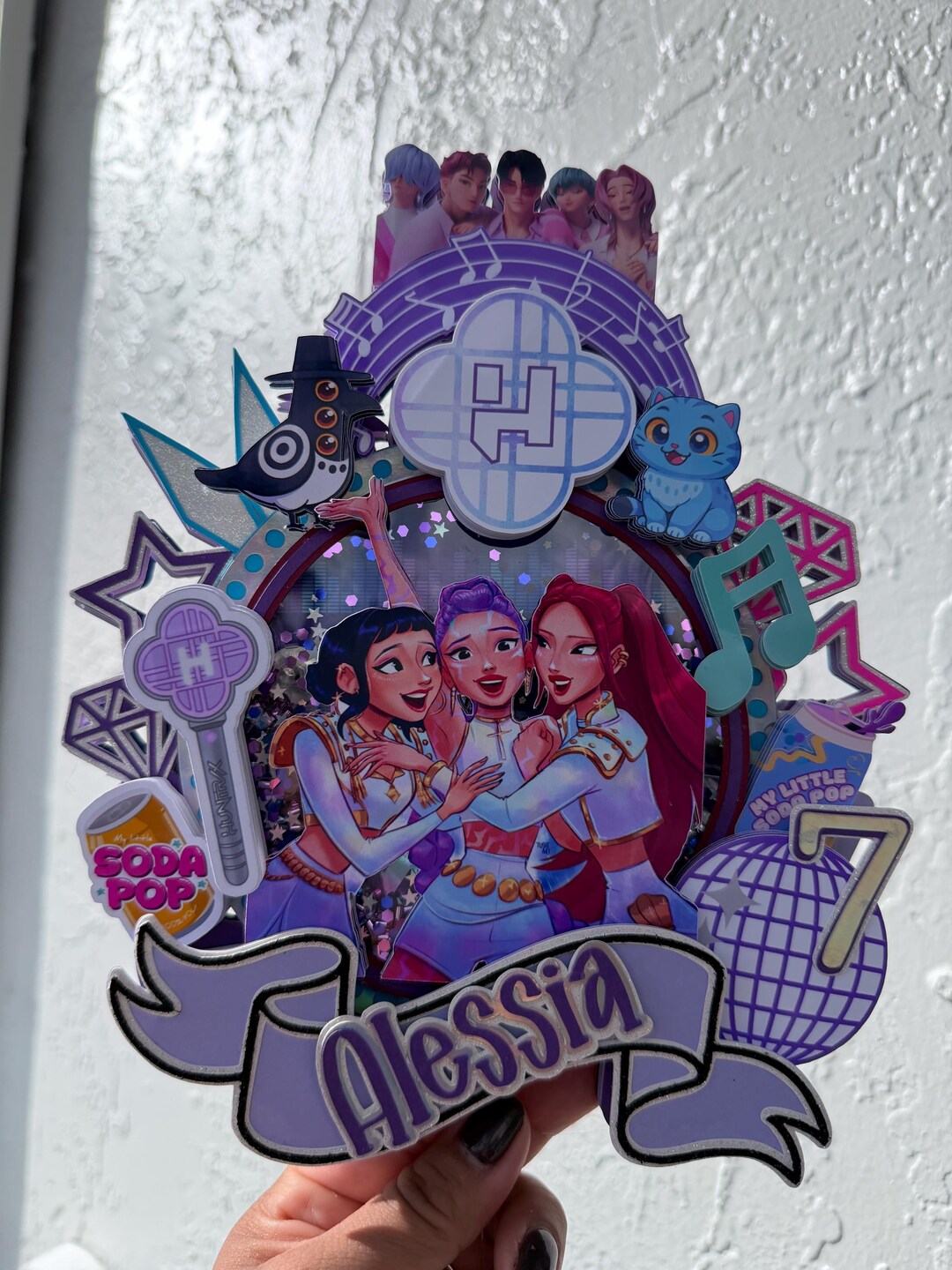 3D Kpop Cake Topper Huntrix Cake Topper, Kpop Cake Topper, Huntrix ...